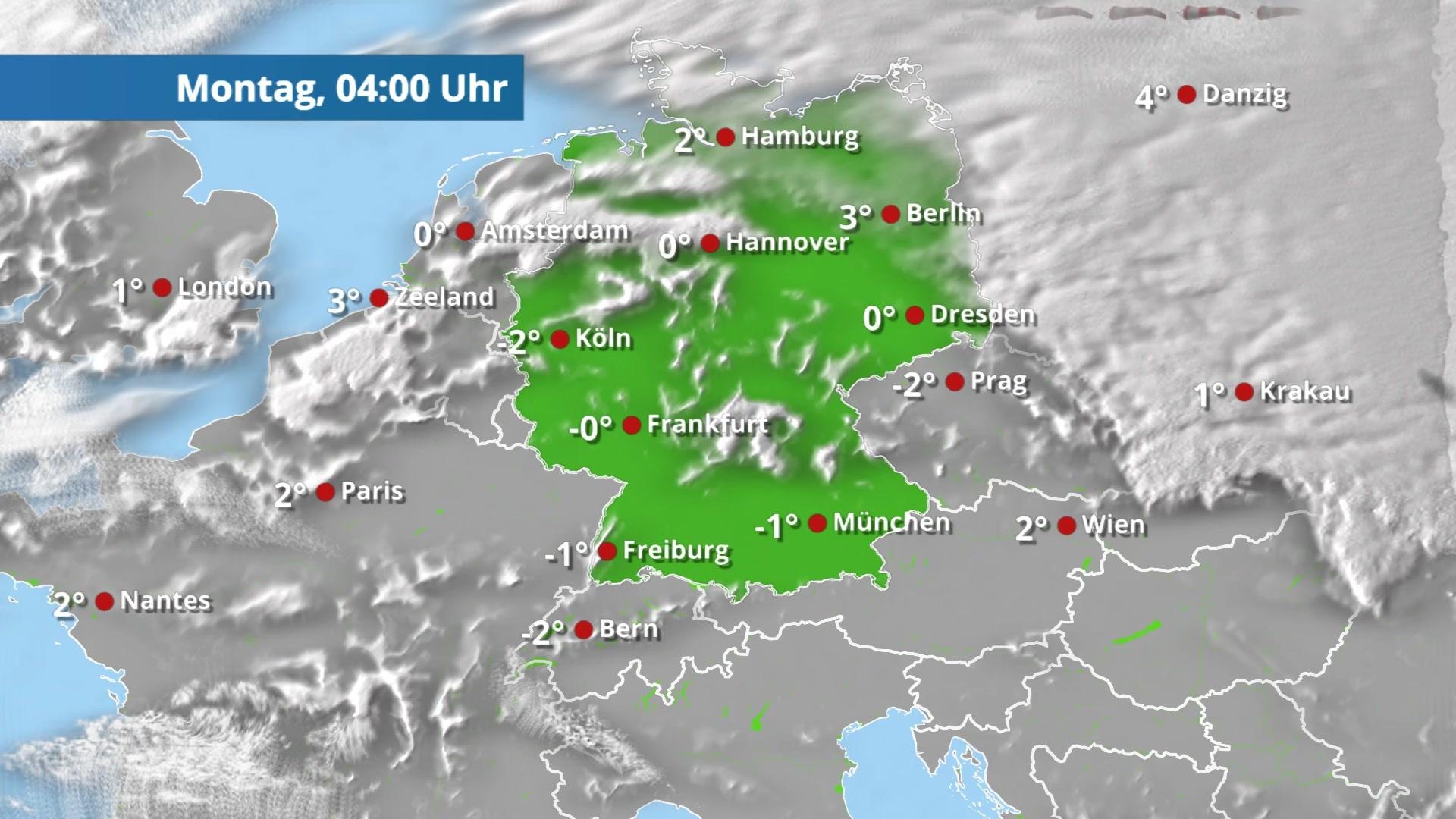 Wetter und Wetterthemen am 12. Februar: Jetzt wird es richtig kalt und es schneit - der Winter ...