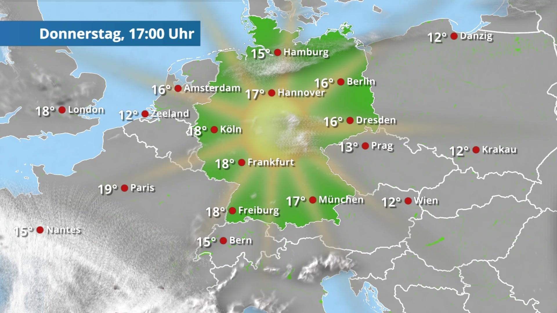 Hitze und Unwetter Deutschland: zum Wochenende sorgen Gewitter, Regen, Sturm für Ende der ...