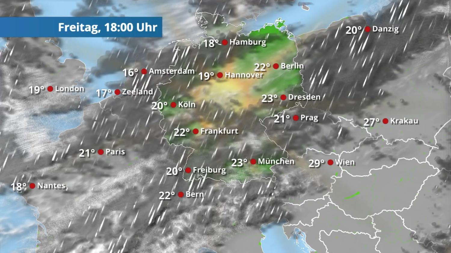 Unwetter & Gewitter Deutschland: Starkregen, Hagel, Sturm beenden Hitze und schicken uns den ...